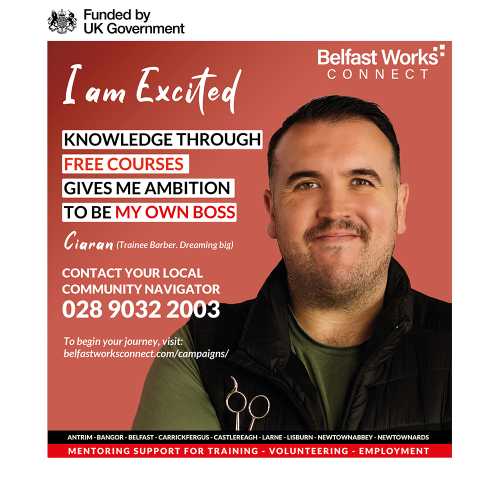 I am Excited - Ciaran - Belfast Works Connect